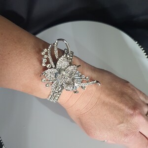 Diamante Bouquet Brooch [8"jewel Rhinestone Crystal Wedding Bouquet ...