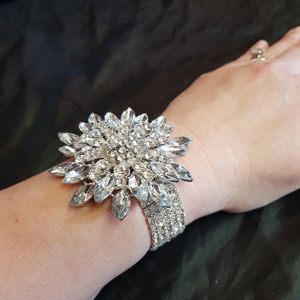 Rhinestone Corsage - Etsy