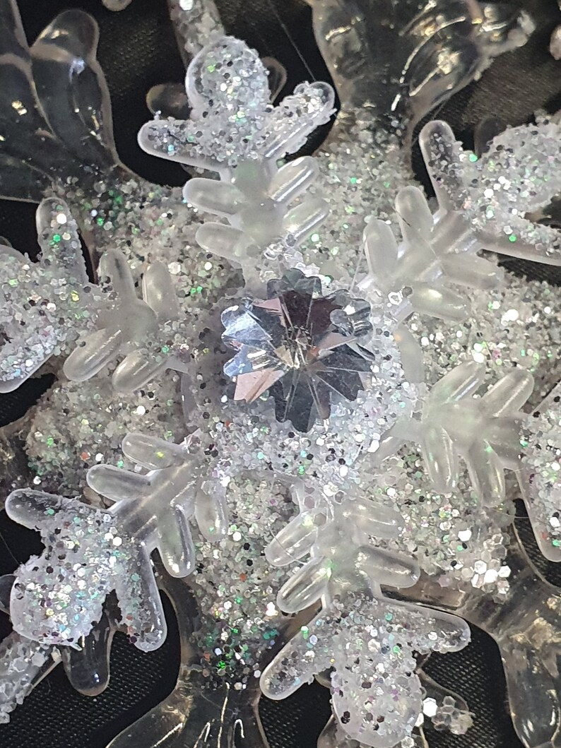 Snowflake Hanging Bouquet Winter Wedding Accessory | Etsy