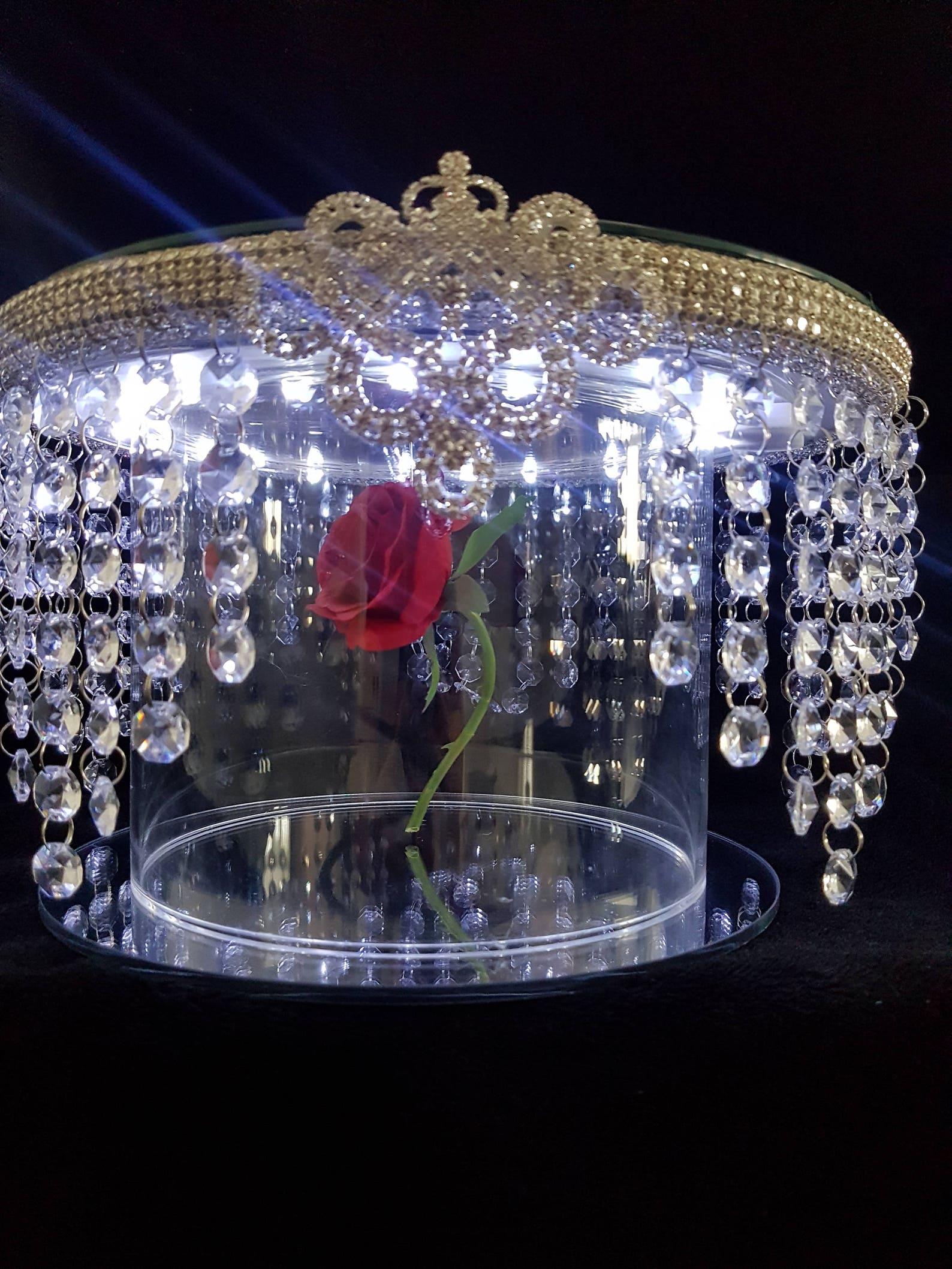 Cake Stand MAGICAL RED ROSE' Wedding Cake Divider Cake - Etsy