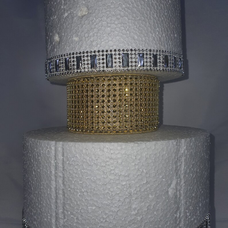 Rhinestone Cake Separators Cake Dividers Round or Square by - Etsy UK