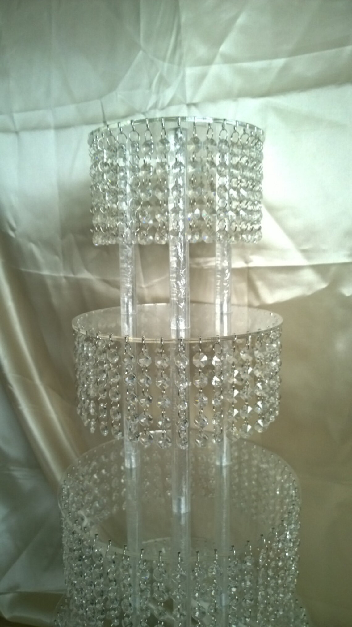 Crystal Cupcake Stand Tower 3 to 8 Tiers by Crystal Wedding Uk - Etsy