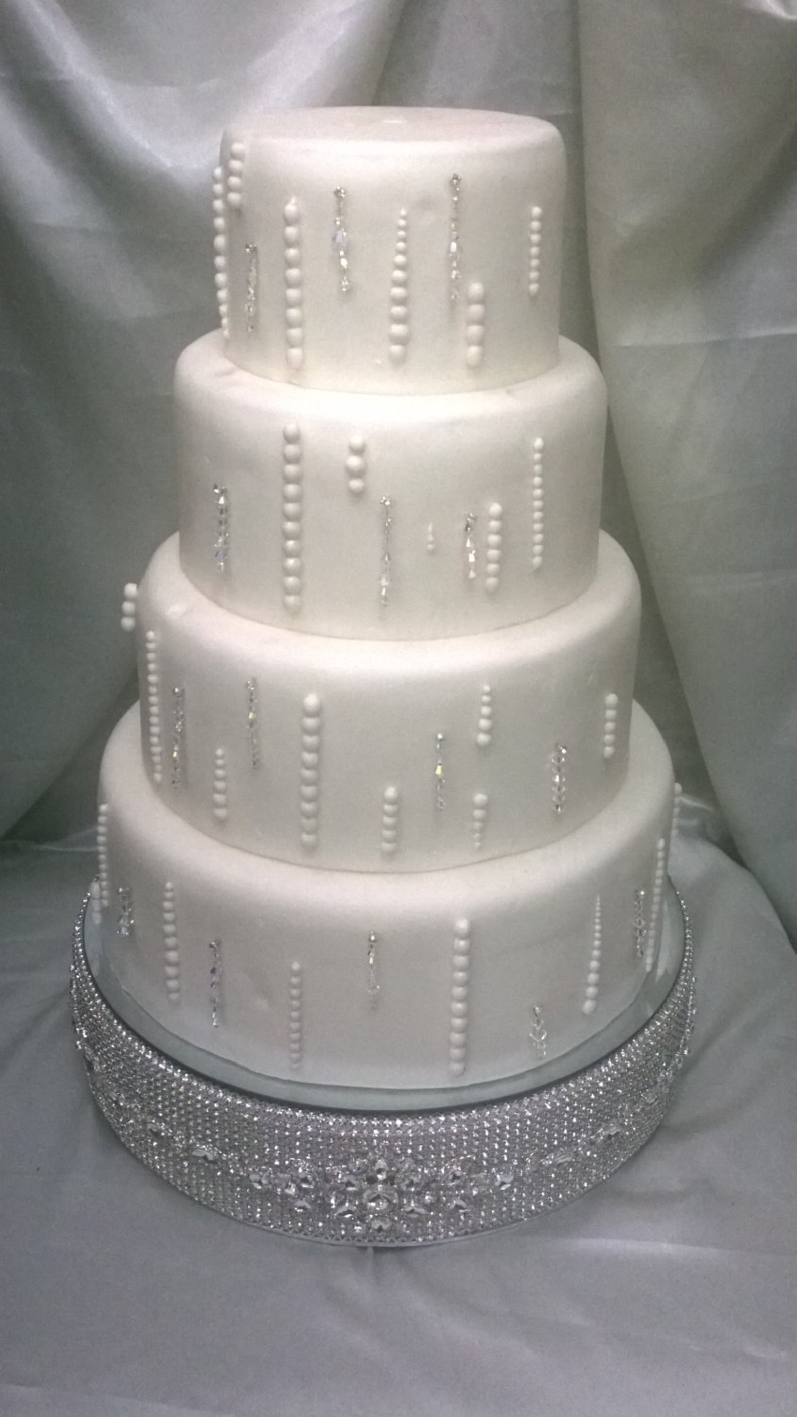 Crystal Wedding Cake Stand Rhinestone Cake Plateau Rhinestone - Etsy