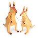 Kangaroo Paper Toys: DIY 3D Paper Craft Kit - Etsy