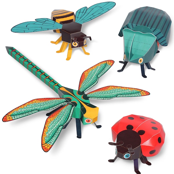 Paper Bugs - Etsy