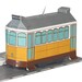 Tram Paper Toy DIY Paper Craft Kit 3D Model Paper Figure | Etsy