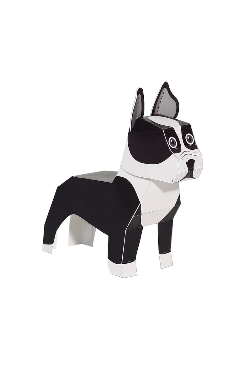 Dogs Paper Toys DIY Paper Craft Kit 3D Paper Animals 4 - Etsy