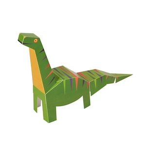 Dinosaurs Paper Toys DIY Papercraft Kit 3D Paper Animals - Etsy