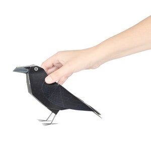 Ravens Paper Toys - DIY Paper Craft Kit - 3D Paper Animals - Halloween ...