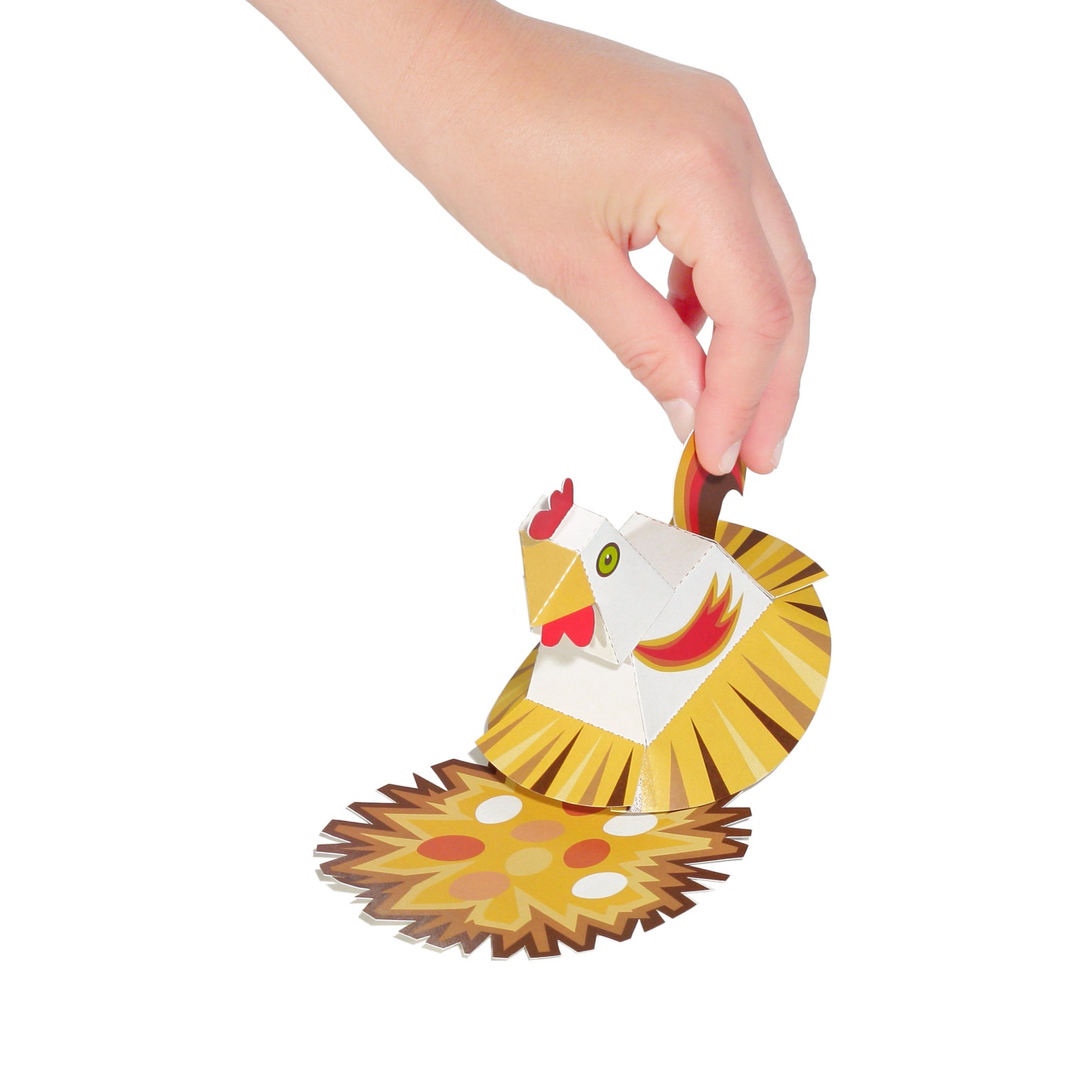 Farm Animals Paper Toys DIY Paper Craft Kit 3D Paper - Etsy Canada