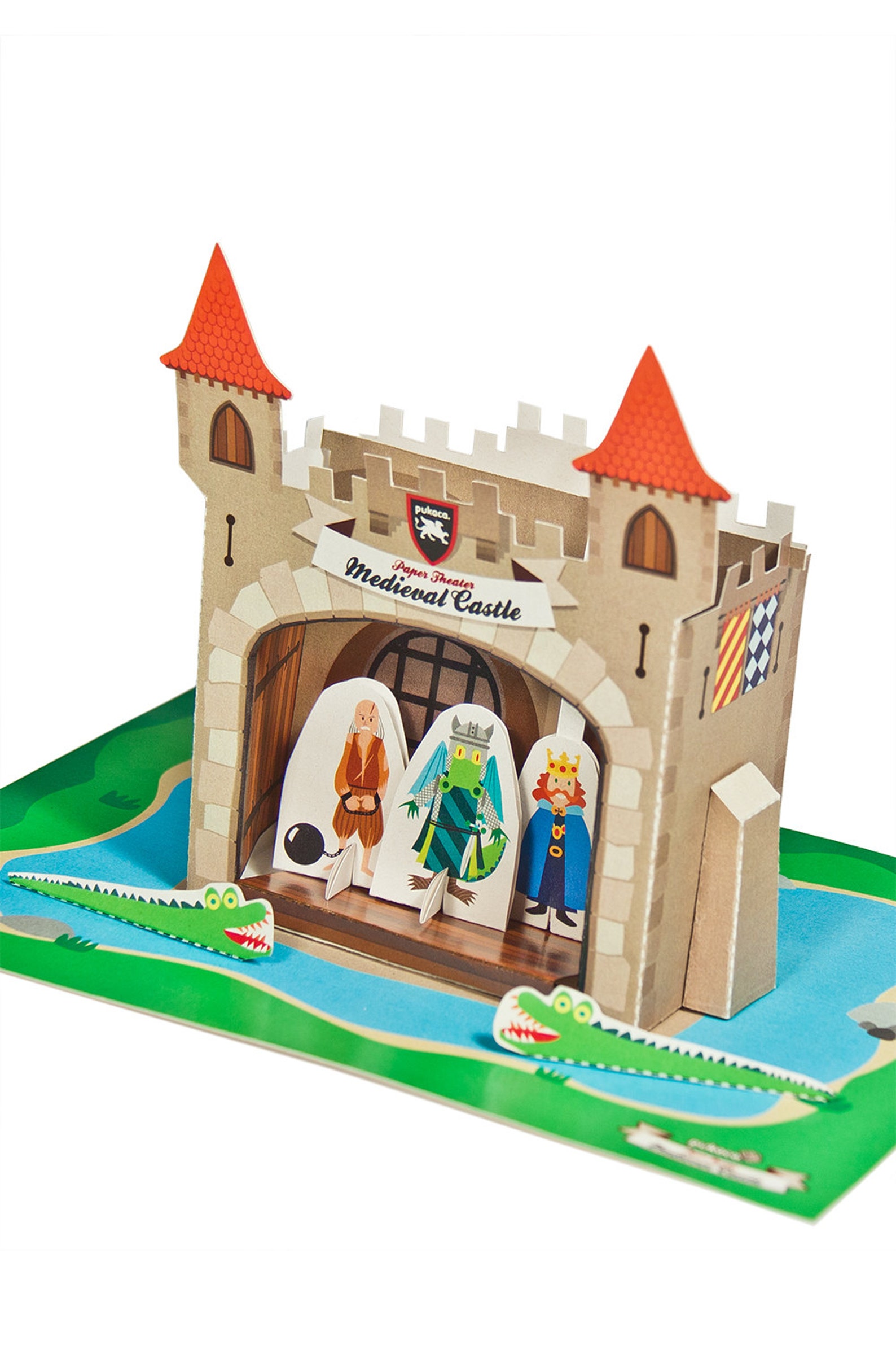 Medieval Castle Paper Theater DIY Paper Craft Kit Puppets | Etsy