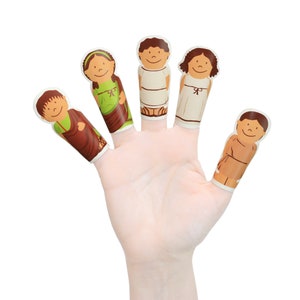 Romans Paper Finger Puppets - DIY Craft Kit Paper Toy - School Project ...