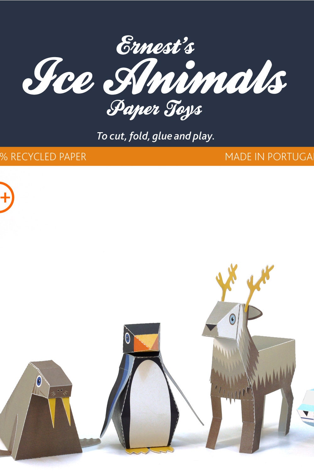 Ice Animals Paper Toys DIY Paper Craft Kit 3D Paper | Etsy