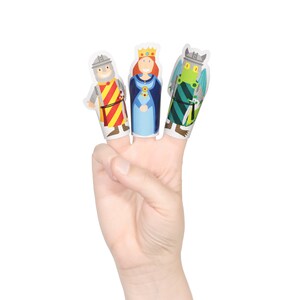 Medieval Paper Finger Puppets DIY Craft Kit Paper Toy Birthday Party ...