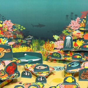 Coral Reef Paper Toy - DIY Paper Craft Kit - School Project - Etsy