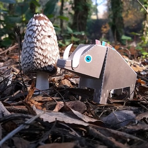 Maxi Boar Paper Toys - DIY Paper Craft Kit - 3D Paper Animals - Kids ...