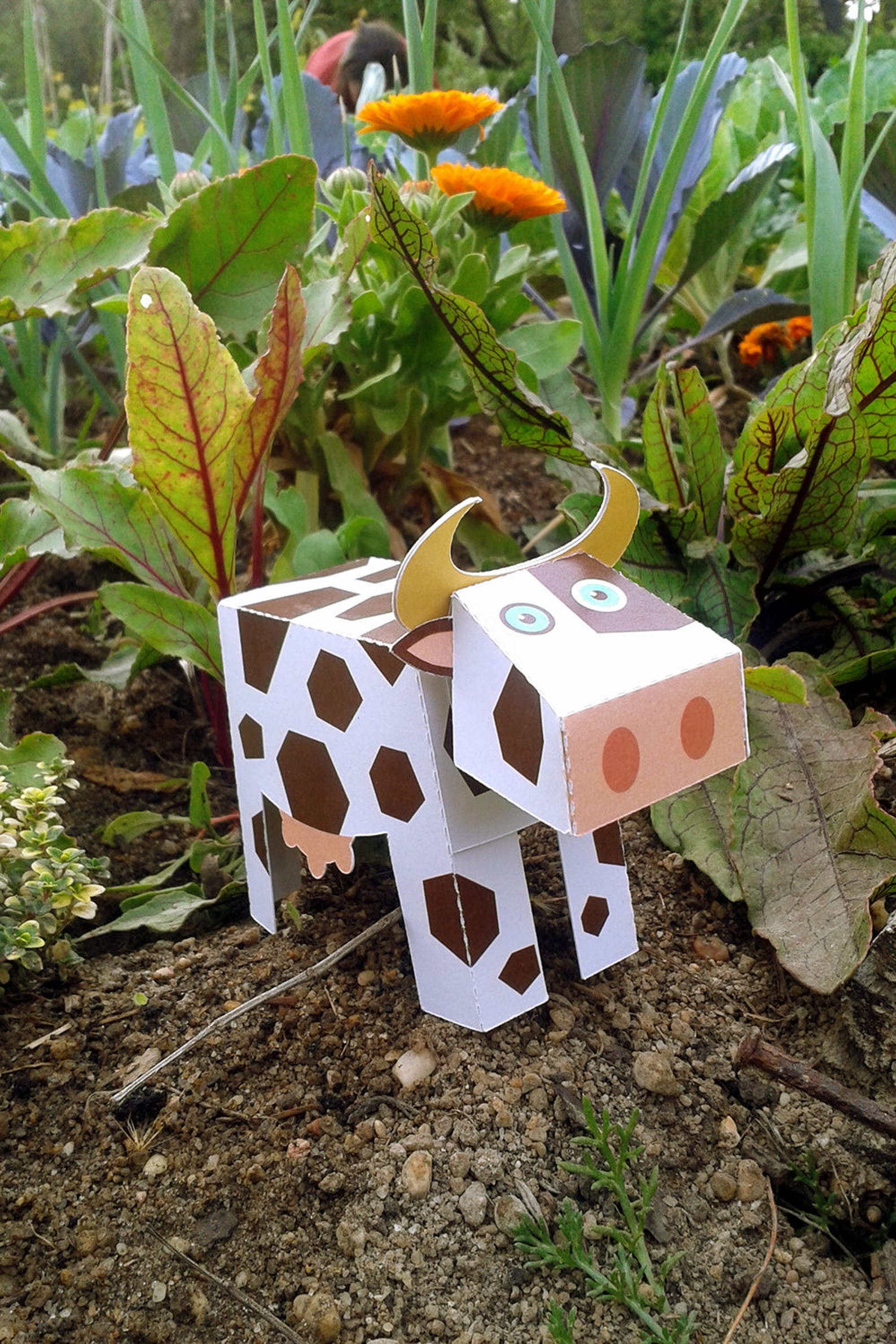 Farm Animals Paper Toys DIY Paper Craft Kit 3D Paper Animals 4 Farm ...
