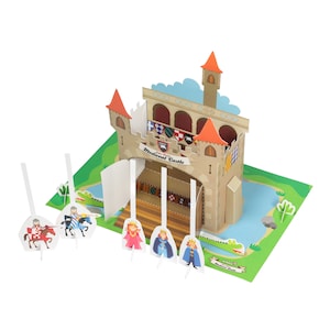 Medieval Castle Paper Theater - DIY Paper Craft Kit - Puppets - Paper ...
