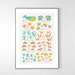 PORTUGUESE Numbers Poster With Animals From 1 to 10 - BIG POSTER 13x19 ...