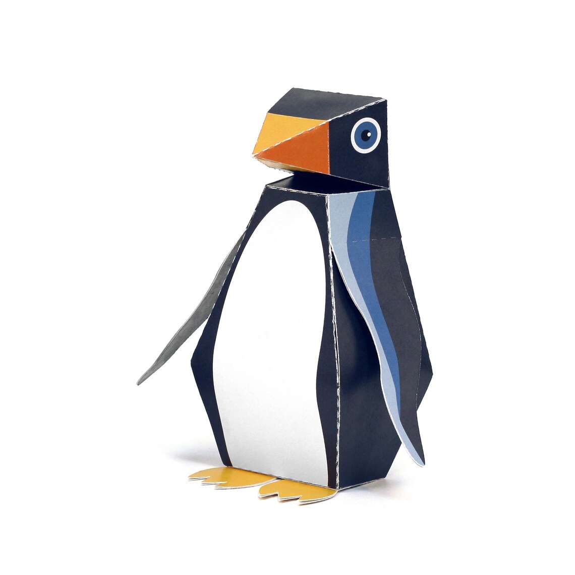 3D Penguin Paper Craft Kit: DIY Paper Toys - Etsy