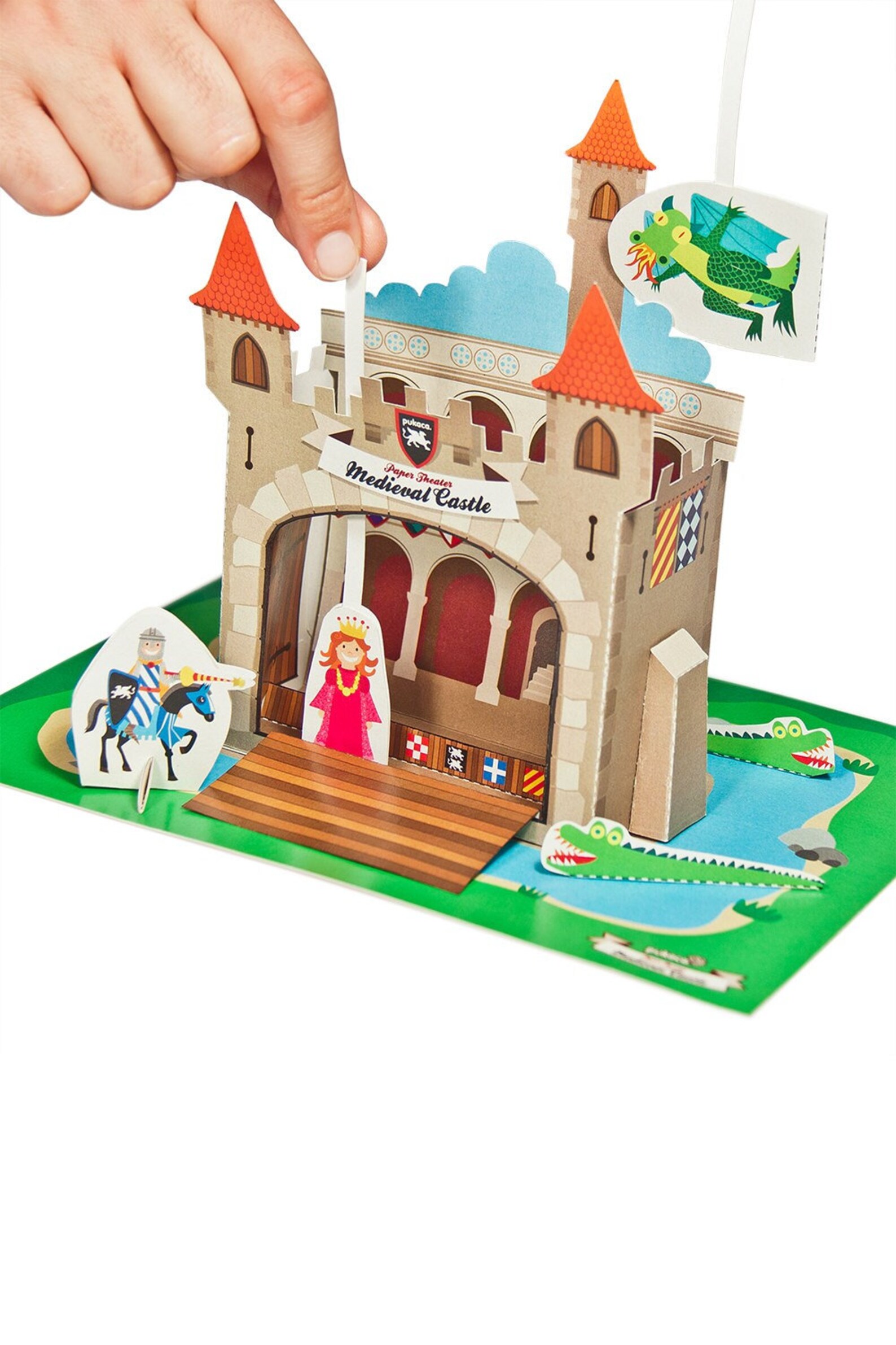 Medieval Castle Paper Theater DIY Paper Craft Kit Puppets | Etsy