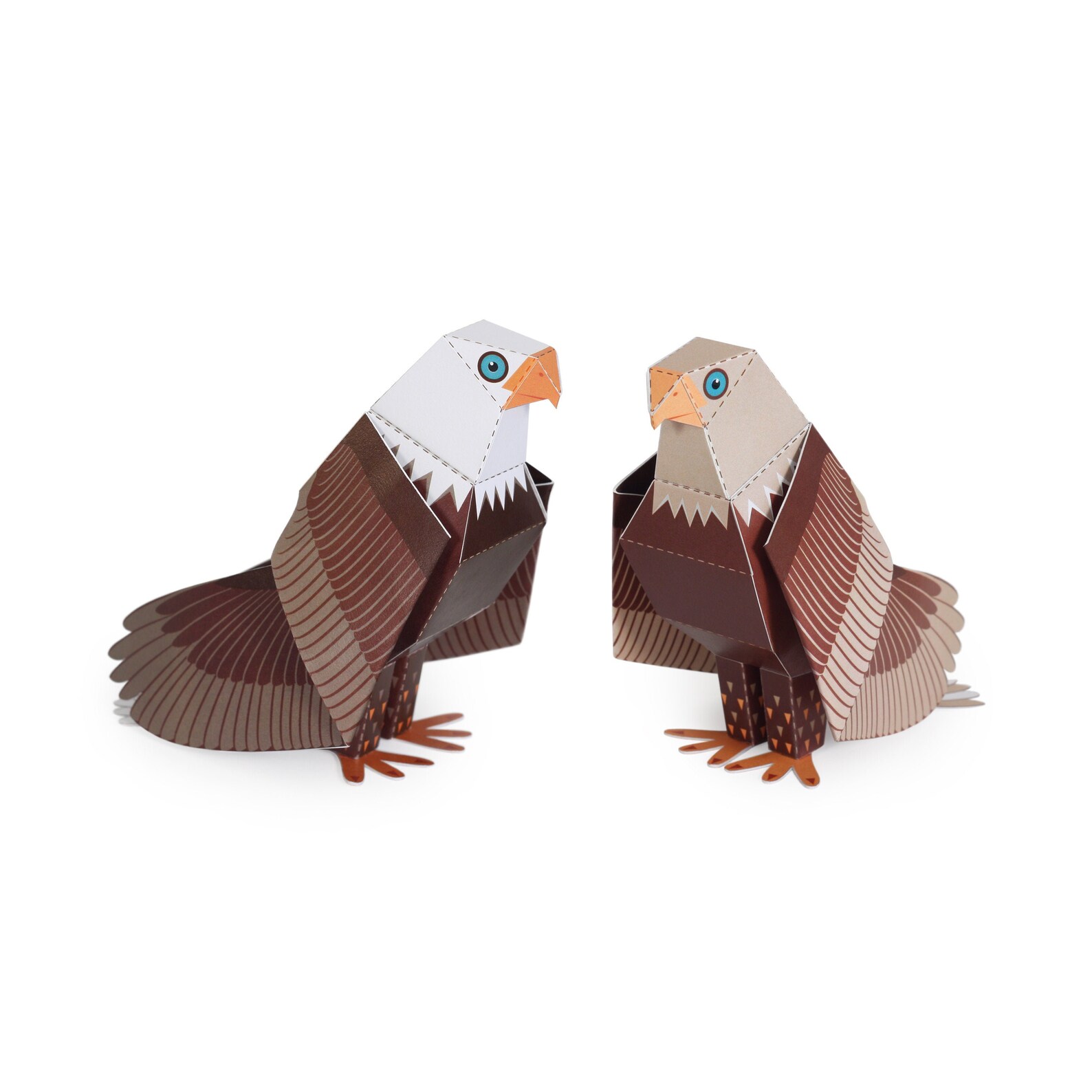 Maxi Bald Eagle Paper Toys DIY Paper Craft Kit 3D Paper - Etsy UK