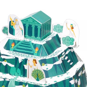 Mount Olympus Paper Toy - Paper Toy - DIY Paper Craft Kit - School ...