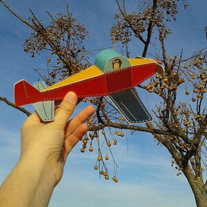 Plane Paper Toy - DIY Paper Craft Kit - School Science Project - Etsy UK