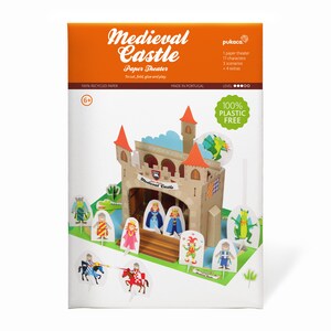 Medieval Castle Paper Theater - DIY Paper Craft Kit - Puppets - Paper ...