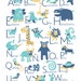 SPANISH Alphabet Poster With Animals From A to Z, BIG POSTER 13x19 ...
