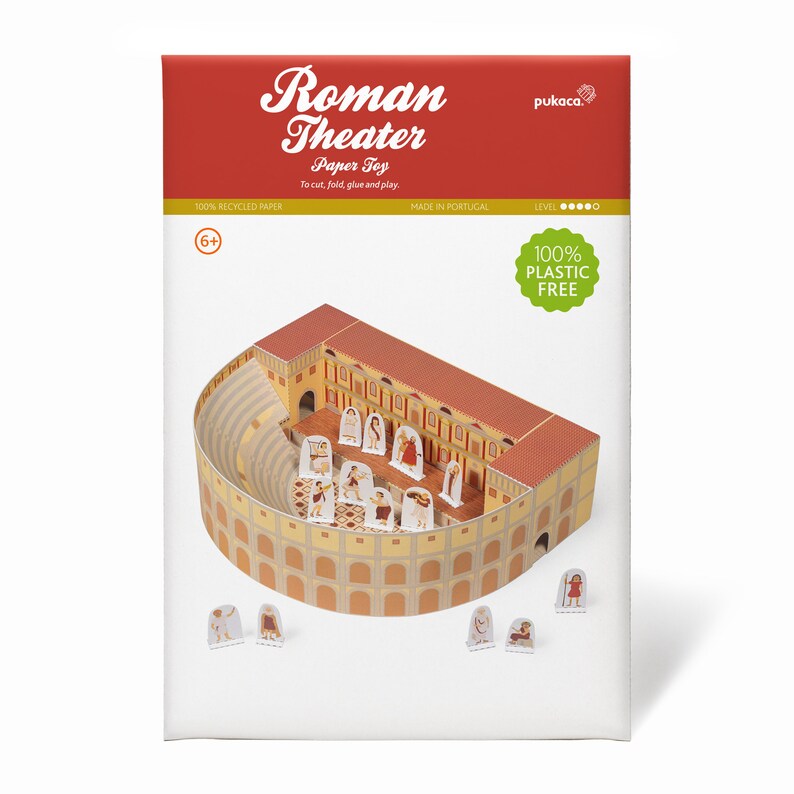 Roman Theater Paper Toy DIY Paper Craft Kit 3D Model Paper - Etsy