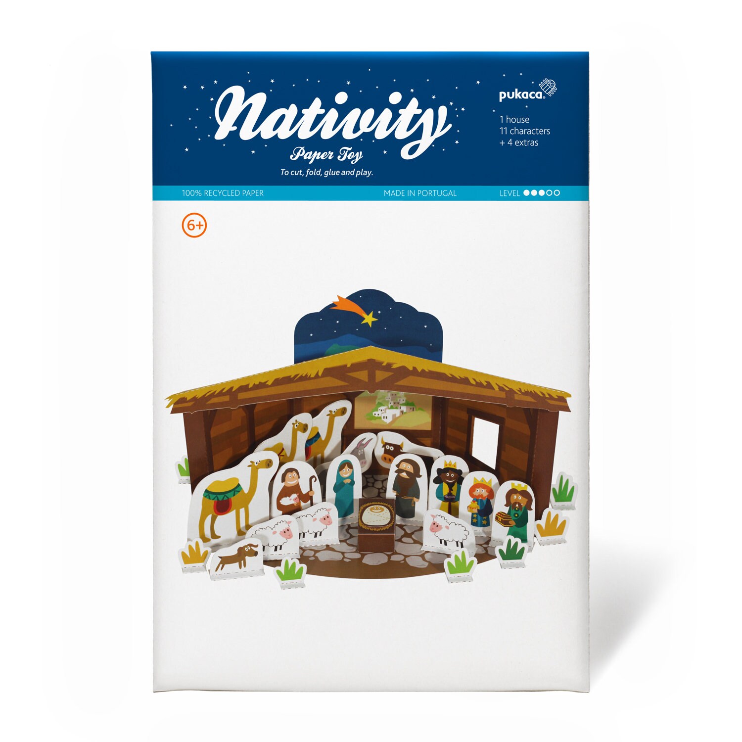 Nativity Scene Paper Theater DIY Paper Craft Kit Paper Toy - Etsy