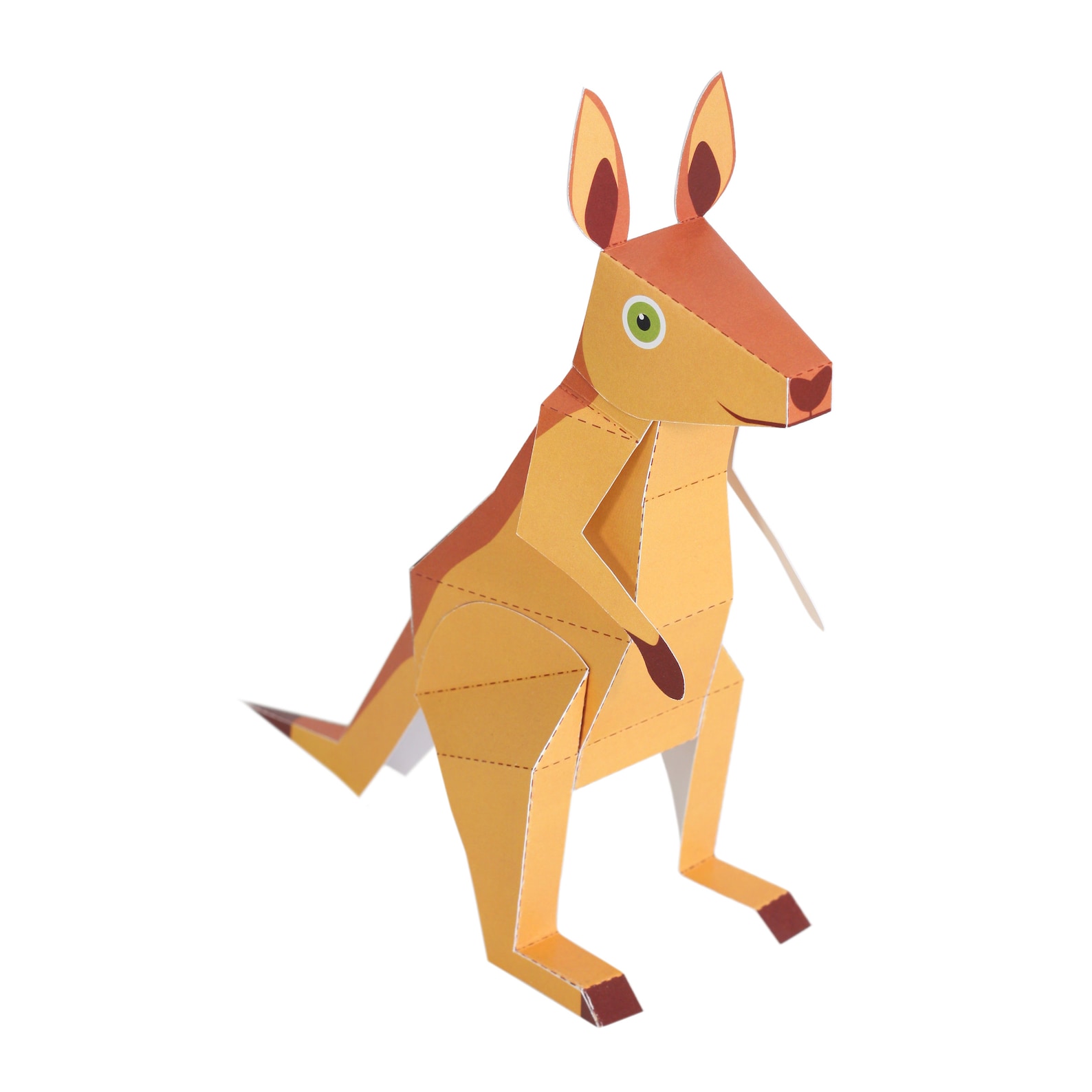 Maxi Kangaroo Paper Toys DIY Paper Craft Kit 3D Paper | Etsy