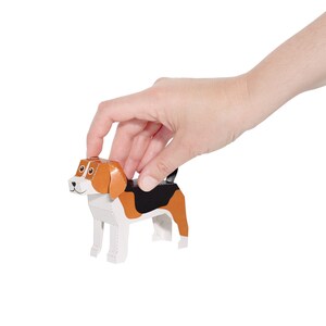 Maxi Beagle Paper Toys - DIY Paper Craft Kit - 3D Paper Animals - Etsy