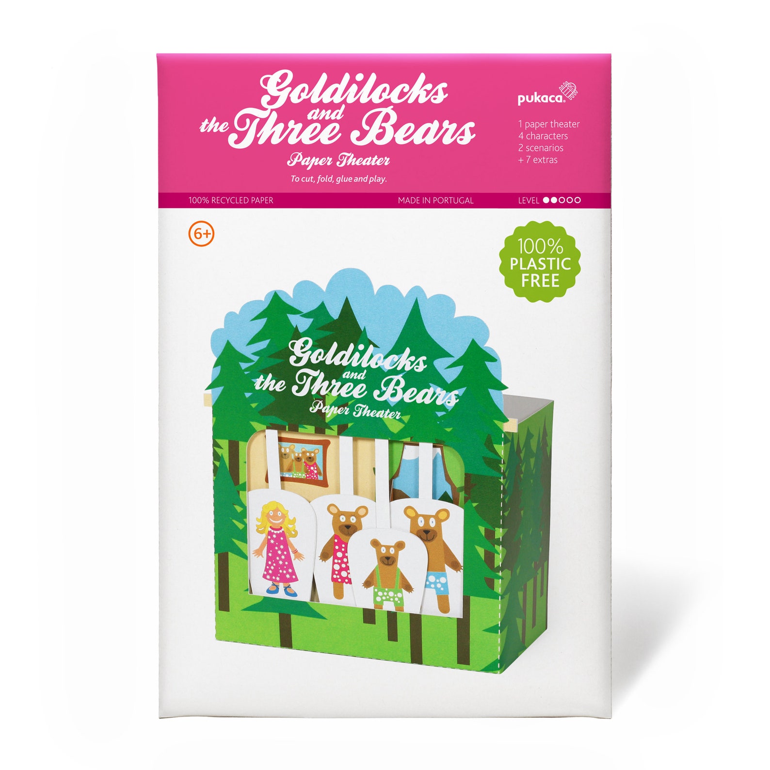 Goldilocks and the Three Bears Paper Theater DIY Paper Craft - Etsy