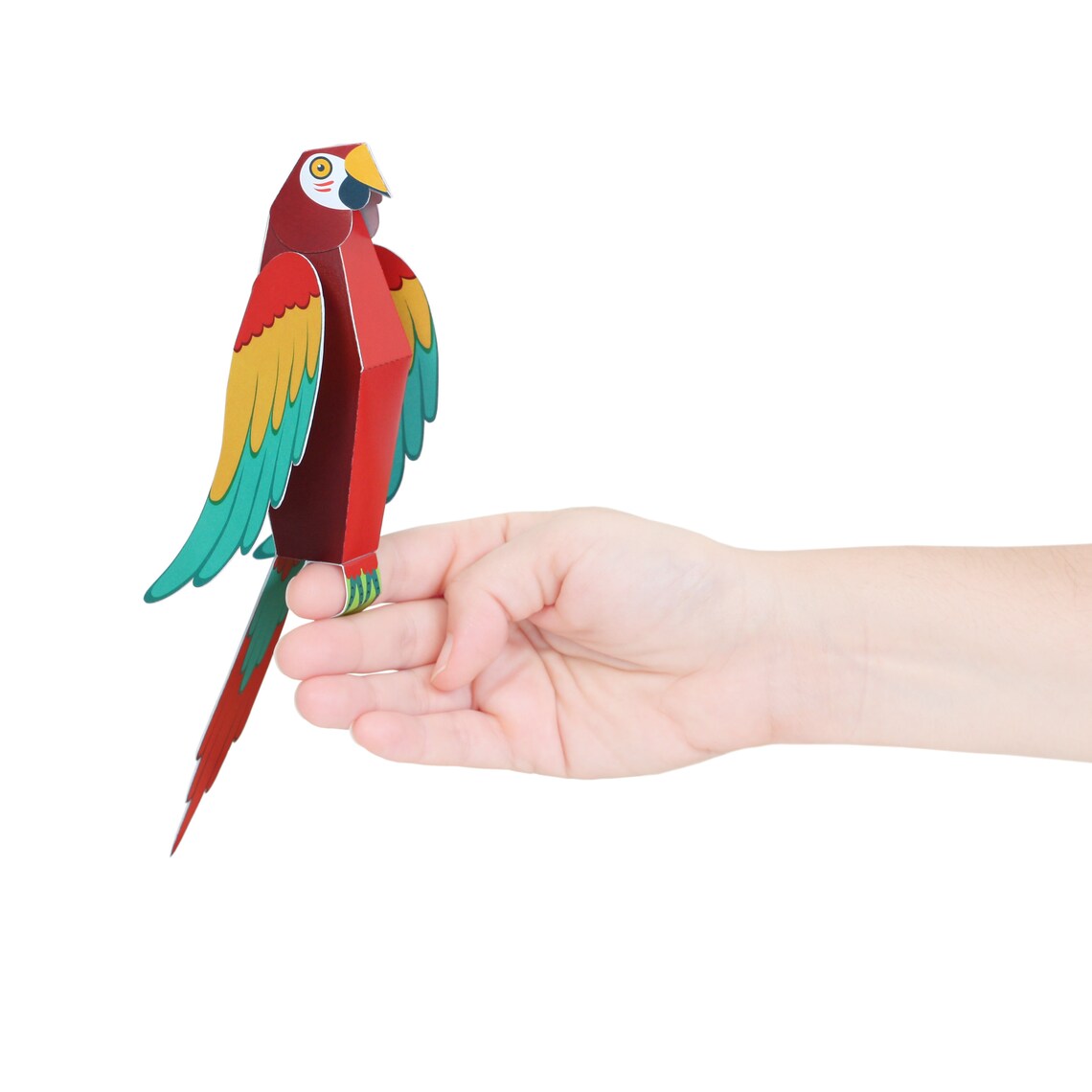 Tropical Birds Paper Toys DIY Paper Craft Kit 3D Paper - Etsy