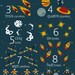 FRENCH Space Numbers Poster From 1 to 10 BIG POSTER 13x19 - Etsy