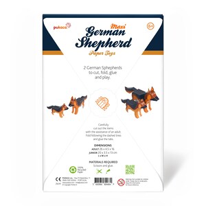 Maxi German Shepherd Paper Toys DIY Paper Craft Kit 3D Paper Animals - Etsy