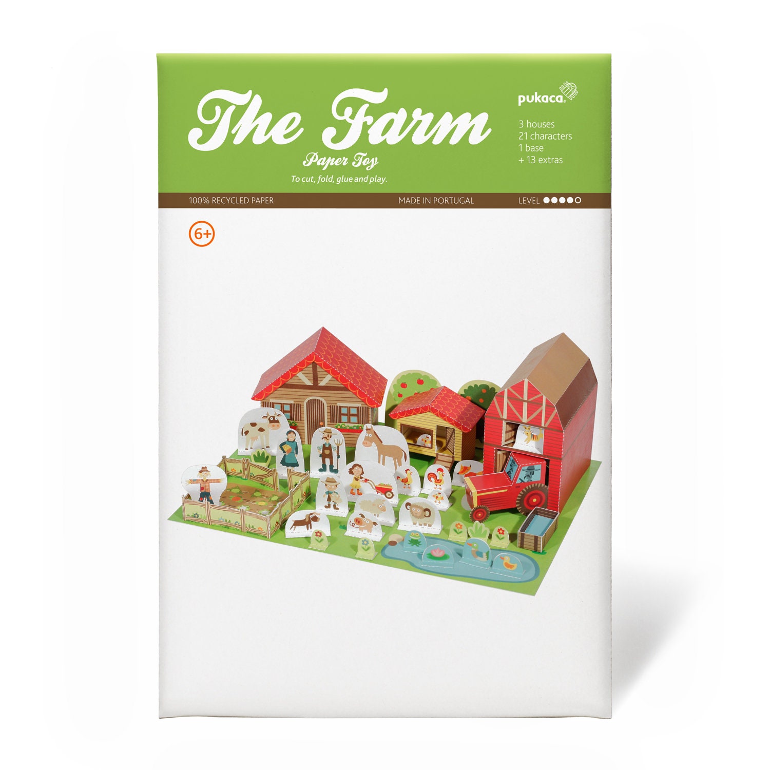 The Farm Paper Toy Paper Toy DIY Paper Craft Kit 3D - Etsy Australia