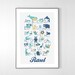 Personalized FRENCH Alphabet Poster With Animals From A to Z | Etsy