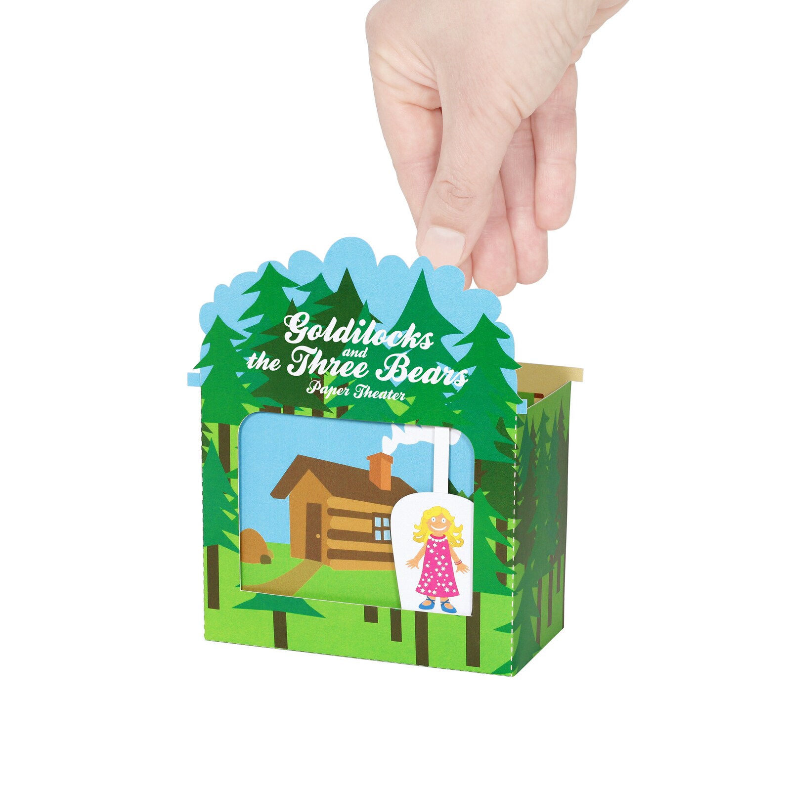 Goldilocks and the Three Bears Paper Theater DIY Paper Craft - Etsy