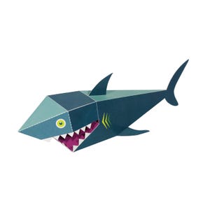 Sea Animals Paper Toys - DIY Paper Craft Kit - 3D Paper Animals - Etsy ...