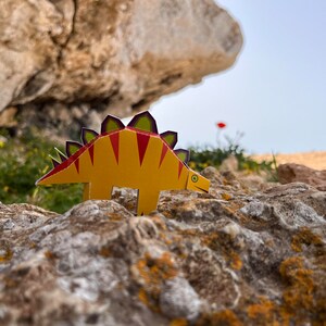 Maxi Stegosaurs Paper Toys - DIY Paper Craft Kit - 3D Paper Animals ...