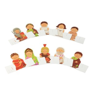 Romans Paper Finger Puppets - DIY Craft Kit Paper Toy - School Project ...