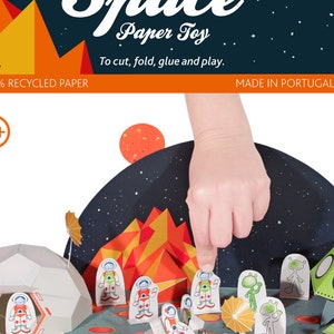 Space Paper Toy DIY Paper Craft Kit School Science Project - Etsy