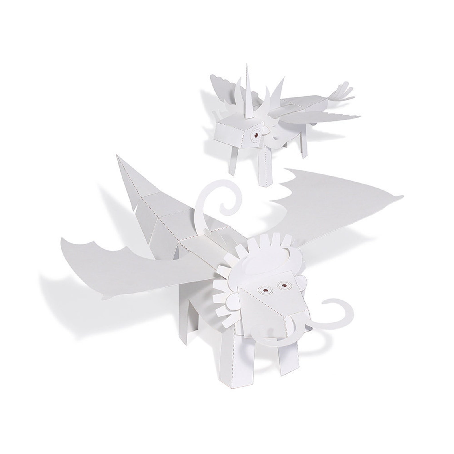 Muuoinc Paper Toys DIY Paper Craft Kit 3D Model Paper | Etsy