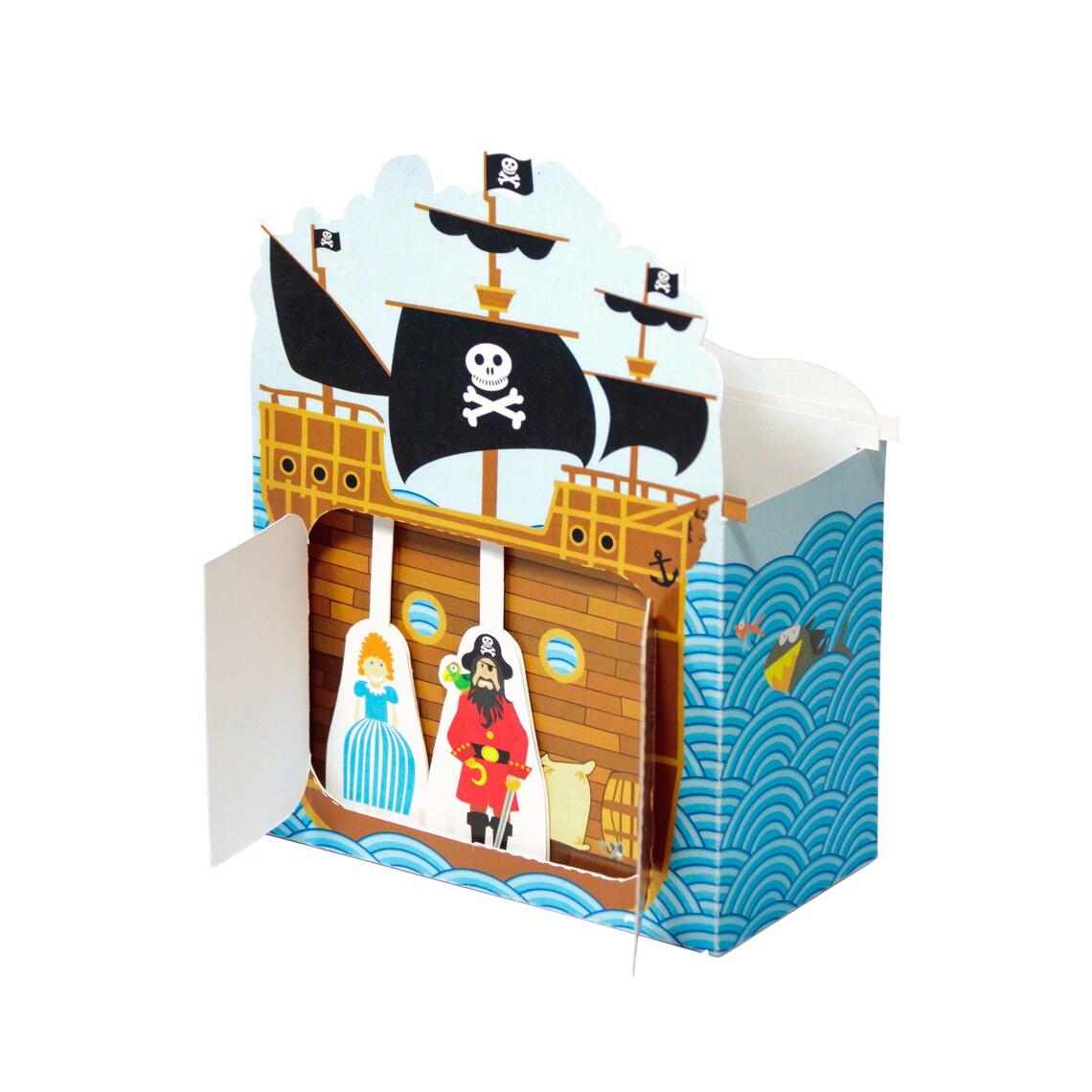 Pirates Paper Theater DIY Paper Craft Kit Puppets Paper - Etsy