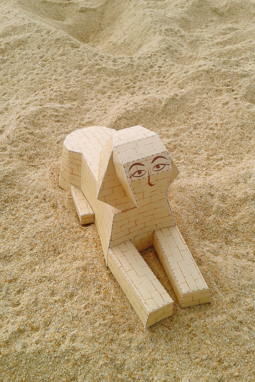 Sphinx Paper Toy Paper Toy DIY Paper Craft Kit 3D Model - Etsy Israel