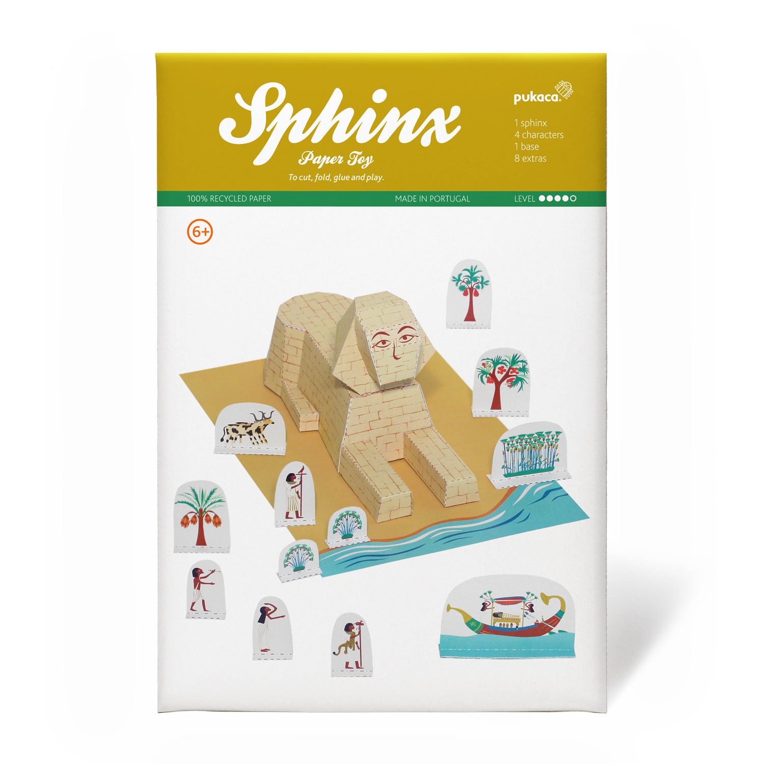 Sphinx Paper Toy Paper Toy DIY Paper Craft Kit 3D Model - Etsy Israel