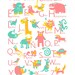 Personalized SPANISH Alphabet Poster With Animals From A to Z, BIG ...